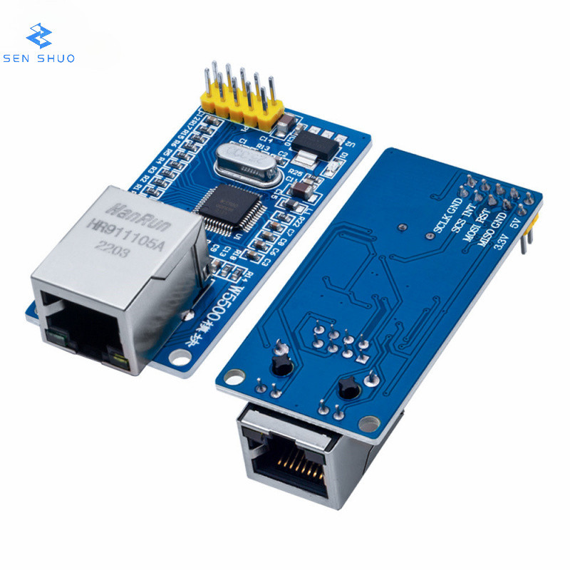 W5500 Ethernet Network Module SPI Interface/Ethernet/TCP/IP Protocol ...