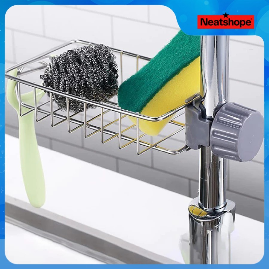 Sponge drain rack, metal sponge rack, faucet cloth, sponge drain rack ...