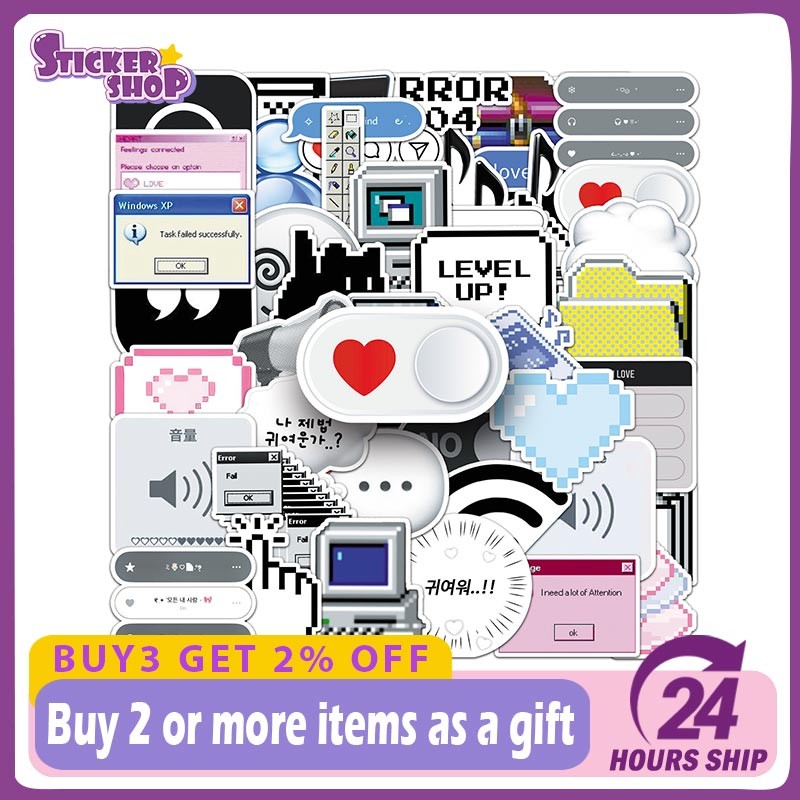 50PCS Engineer Programming Network Stickers DIY Laptops Water Bottles ...