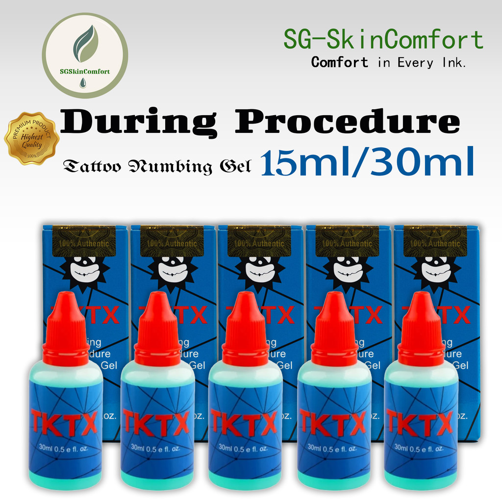 TKTX Tattoo Numbing Gel During Procedure numb spray pain relief Midway ...