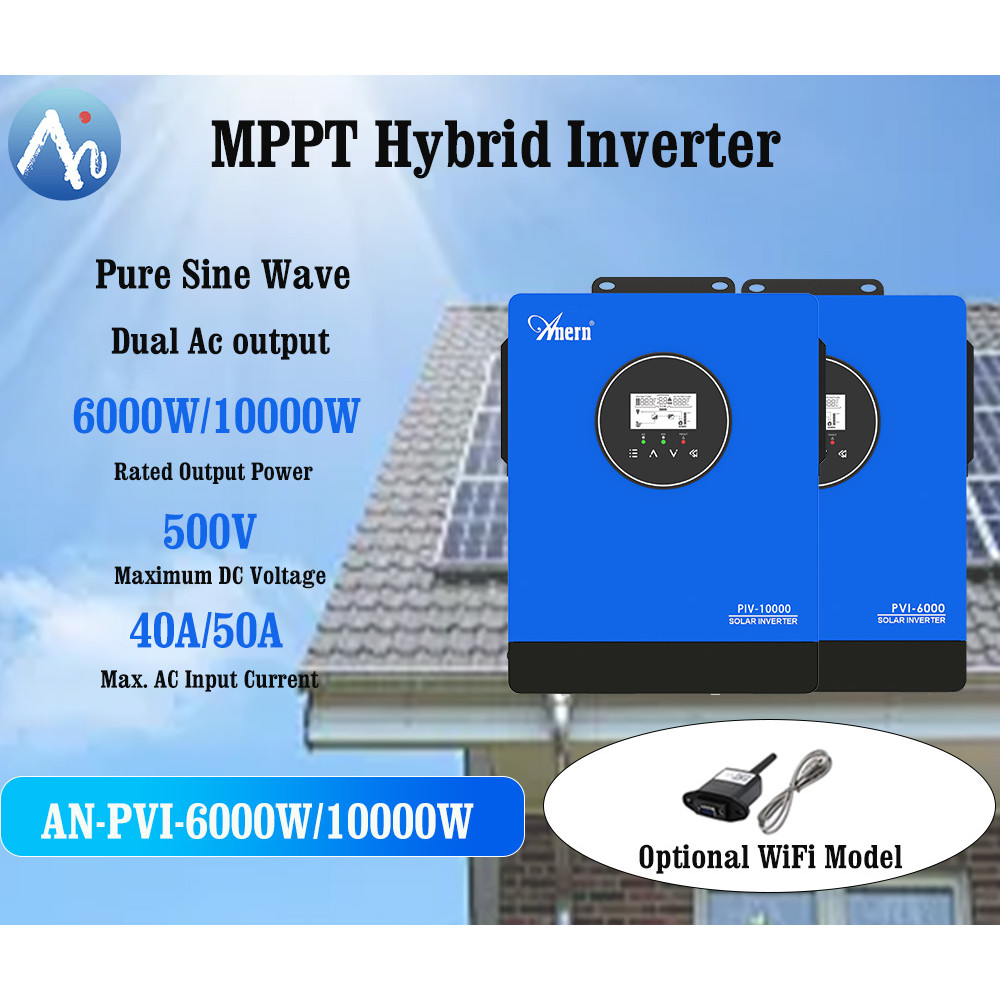 PVI 6KW/10KW Solar Inverter off grid Inverter can be Connected to Water ...