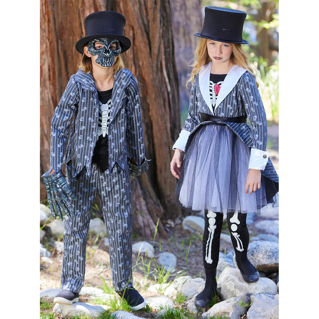 Skeleton Horror Death Children Halloween New Style Costume Cosplay ...