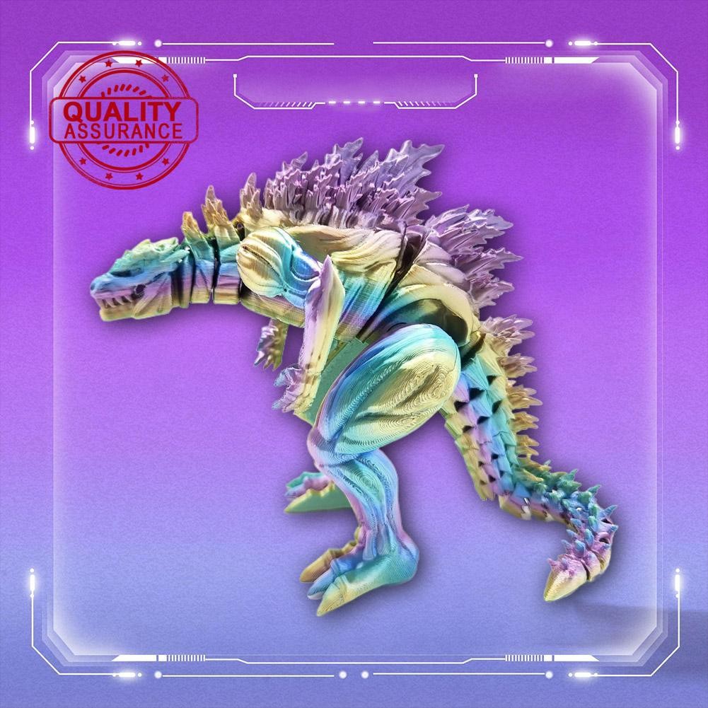 boaidsk 3d Printed Muscle Godzilla Toy Monster Movable Joint Model ...