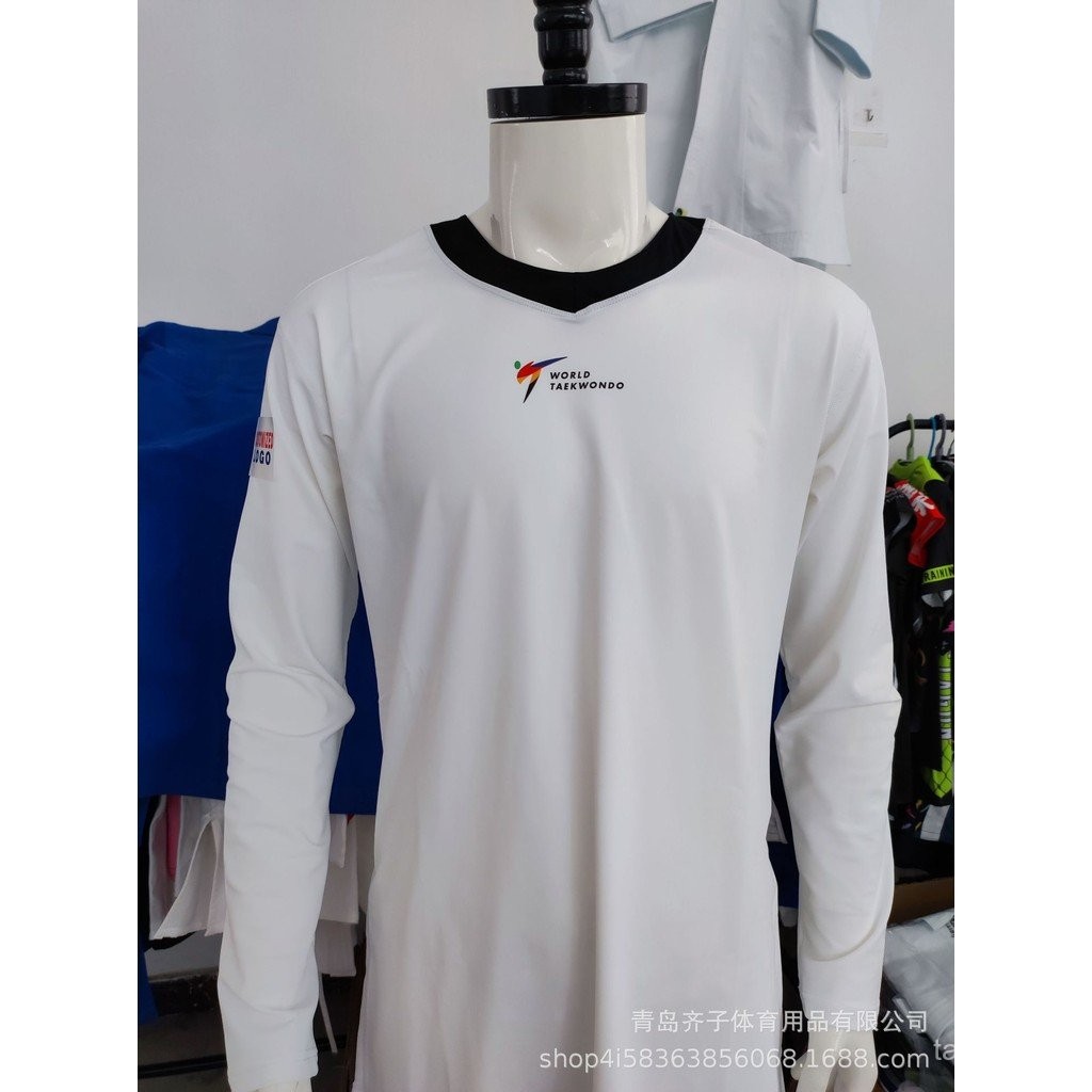 Tkd uniform New Regulation Tight Elastic Tai Chi Uniform Taekwondo ...