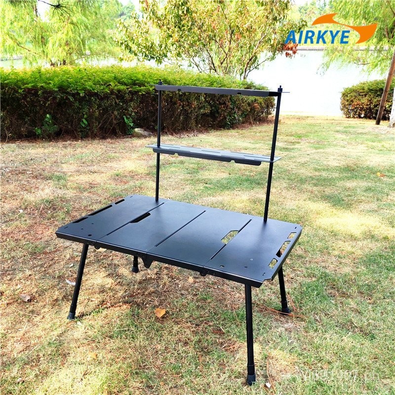 60% off Ultra-light Tactical Camping Blackened Folding Table Outdoor ...