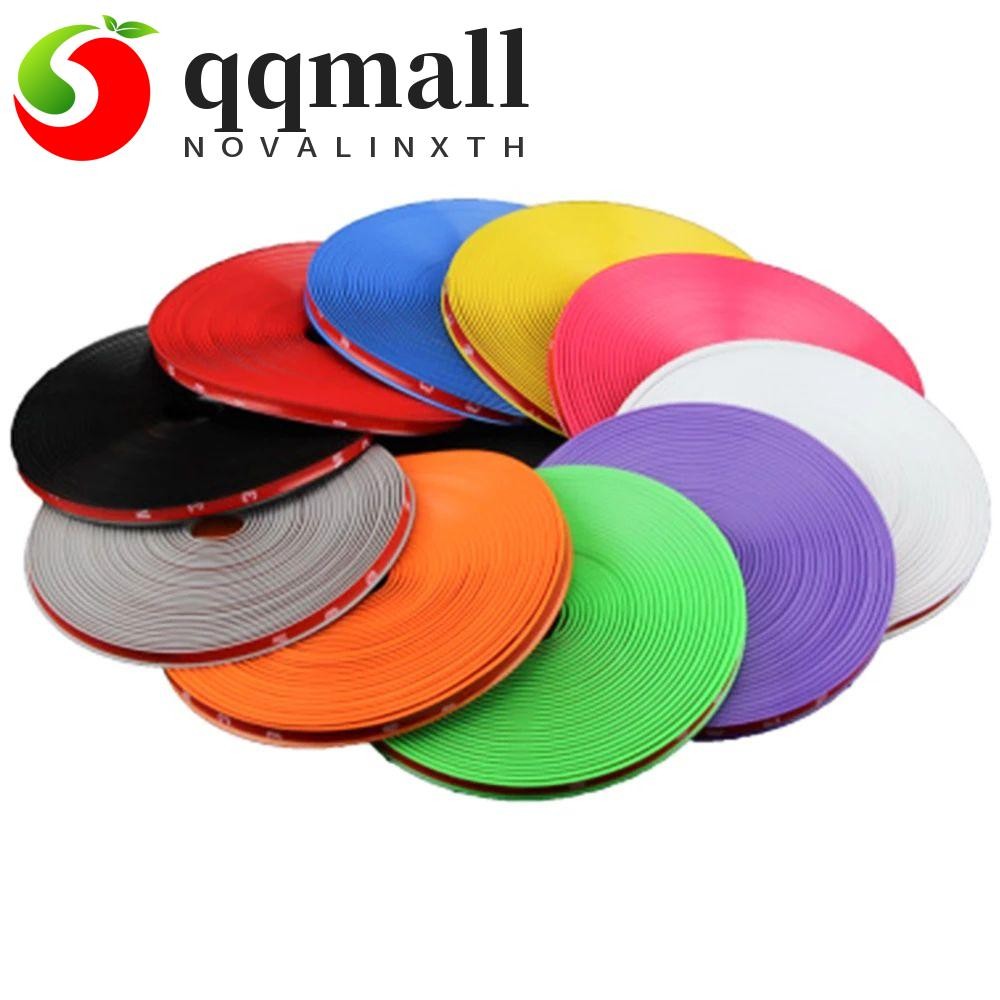 QQMALL rubber rolled edge blade wheel sticker tire protection line ...