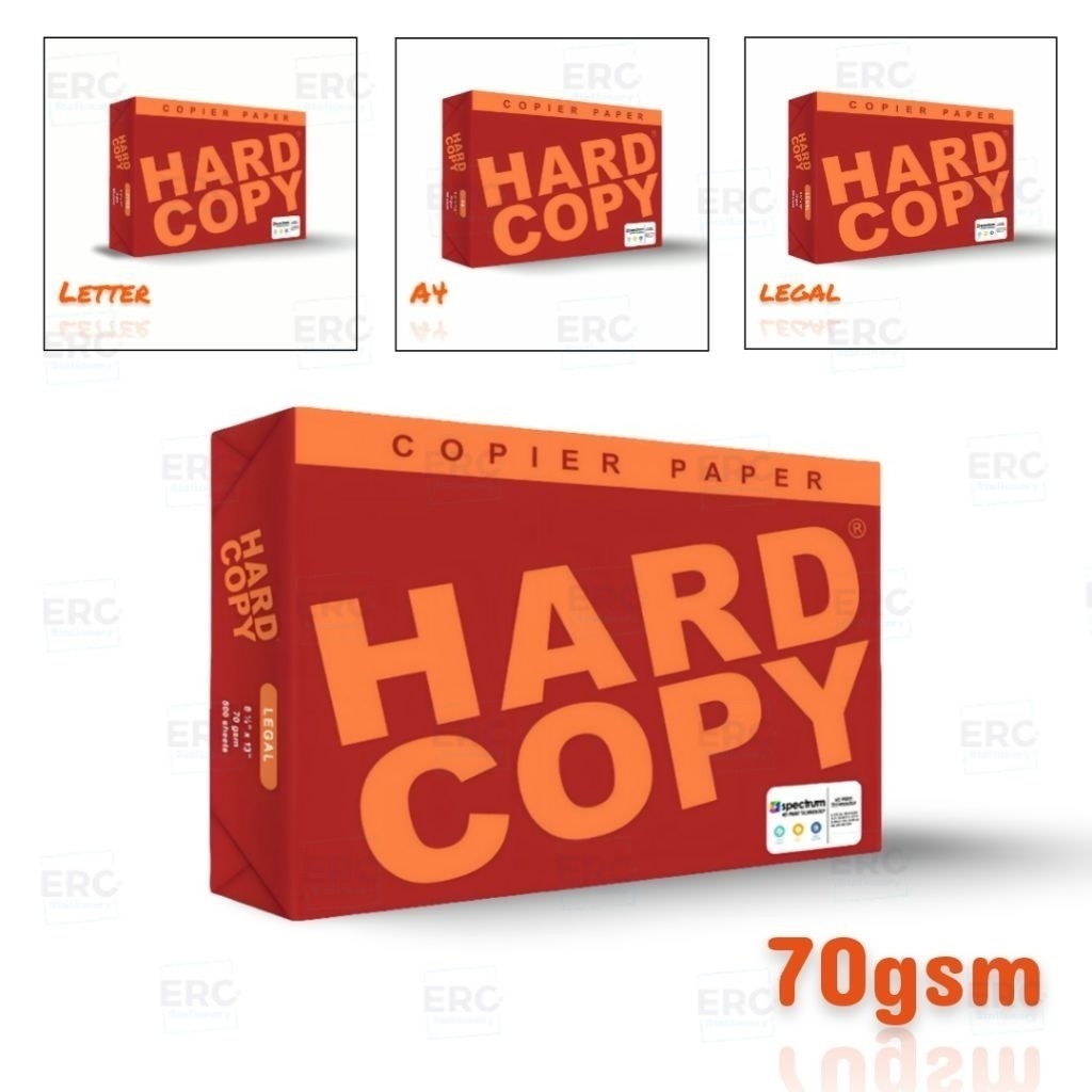 70gsm ERC Hard Copy Bond Paper Ultra White Copier Short A4 Long Sub20 ...