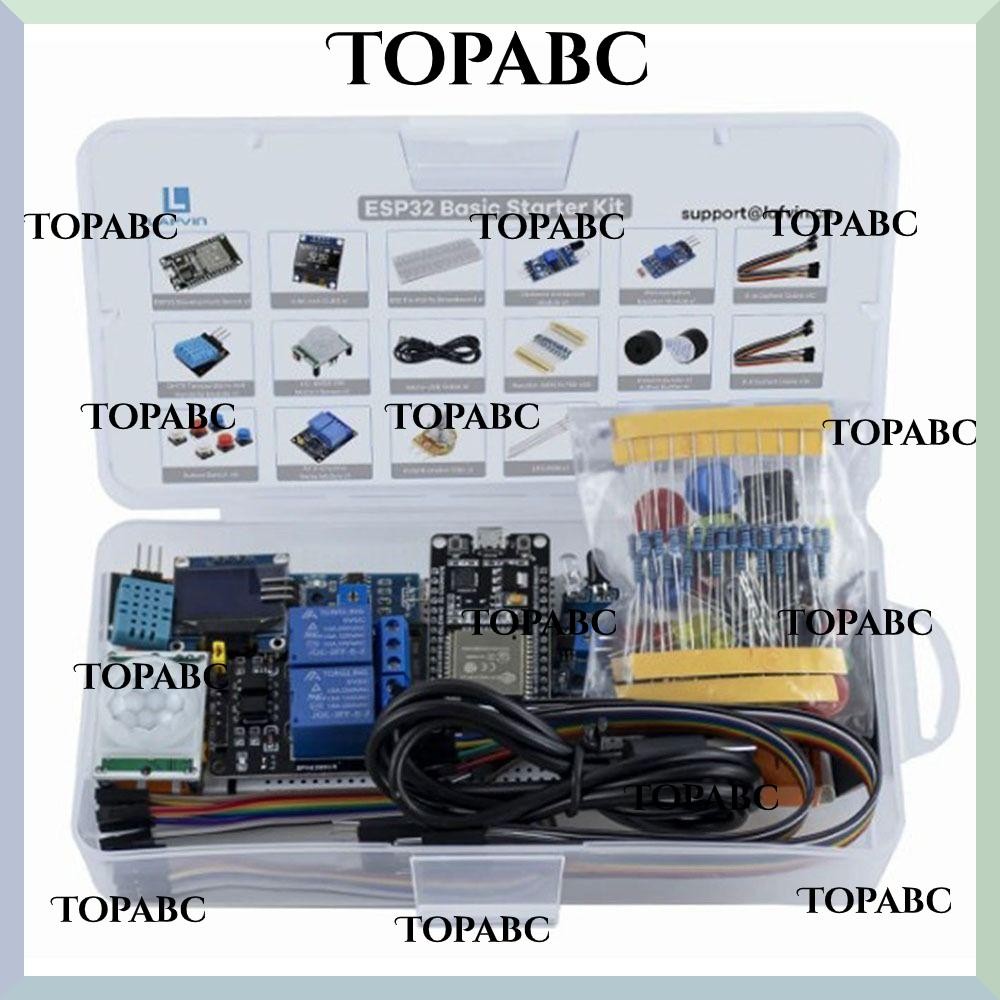 TOPABC ESP32 Starter Kit, Professional DIY Development Board Starter ...