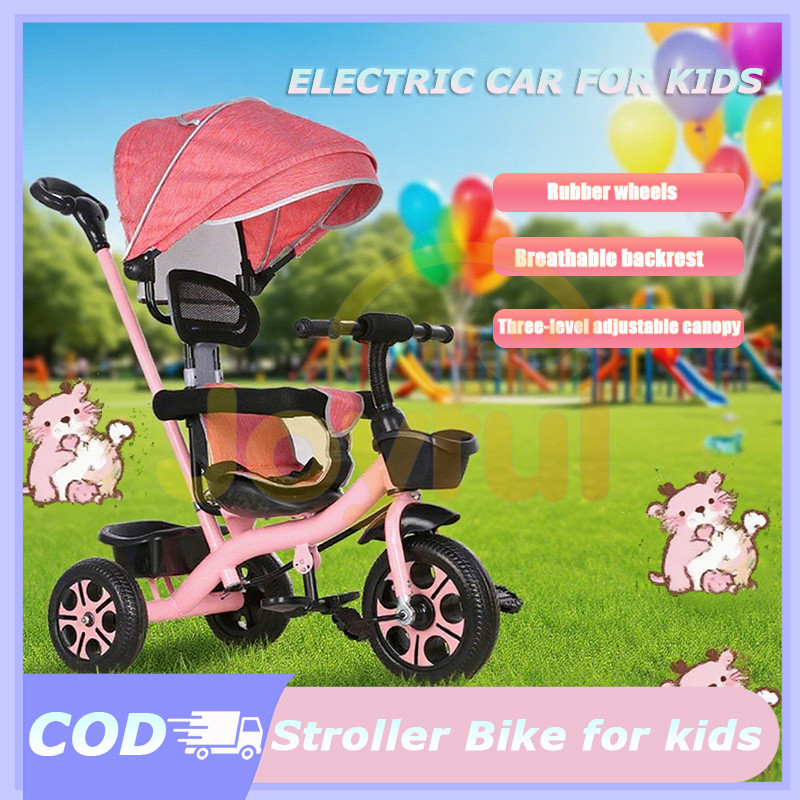4 In 1 Baby Stroller Bike for Kids Tricycle Children Stroller Bike Trolley Bike for Baby ...