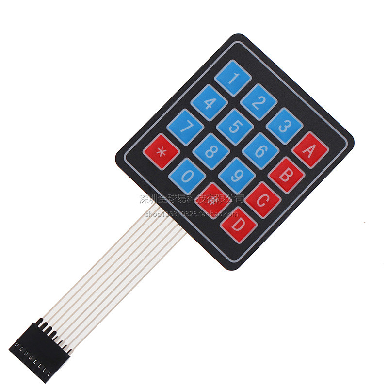 Super Large Button 4 * 4 Matrix Keyboard Microcontroller External ...
