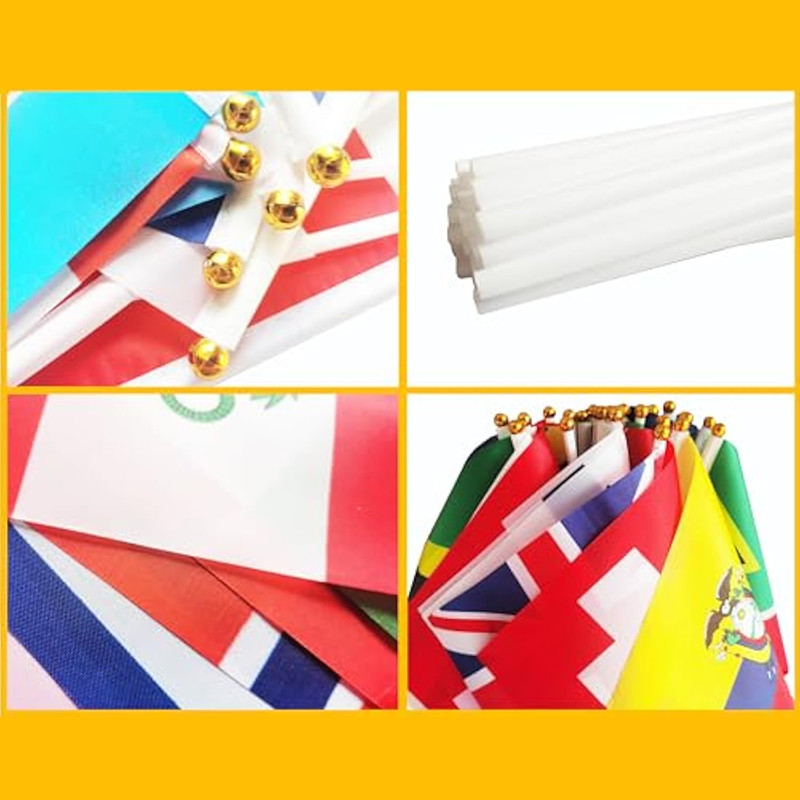Philippine Flag With Stick Philippine Flaglets Hand Waving Flag Nylon ...