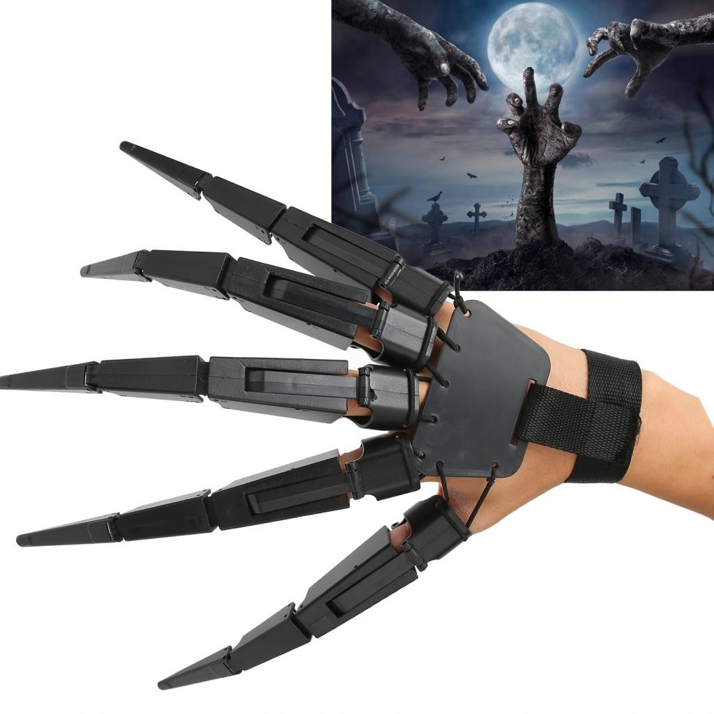 xunb Dioche Halloween Articulated Fingers Extensions Wearable Cosplay ...