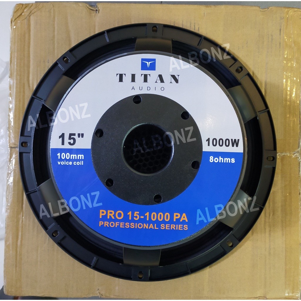 Titan Audio Pro 15-1000 PA (15" 1000Watts) Dual Magnet Woofer Speaker ...