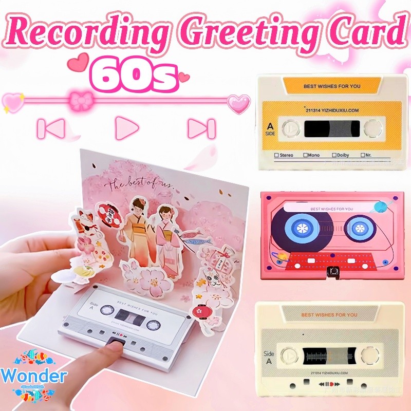 Voice Message Recorder 60 Seconds Recording Greeting Card Message ...