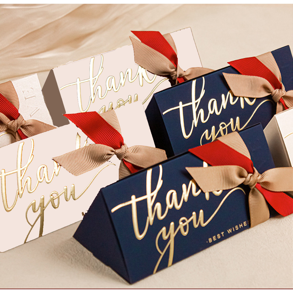10pcs Wedding Favor Boxes, Small Gift Boxes for Guest with Bow, Elegant ...
