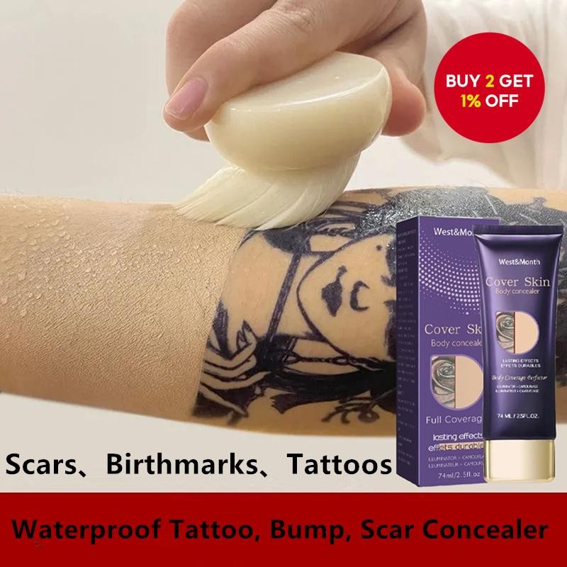 Tattoo Concealer Waterproof Body Concealer For Dark Spots Scars ...