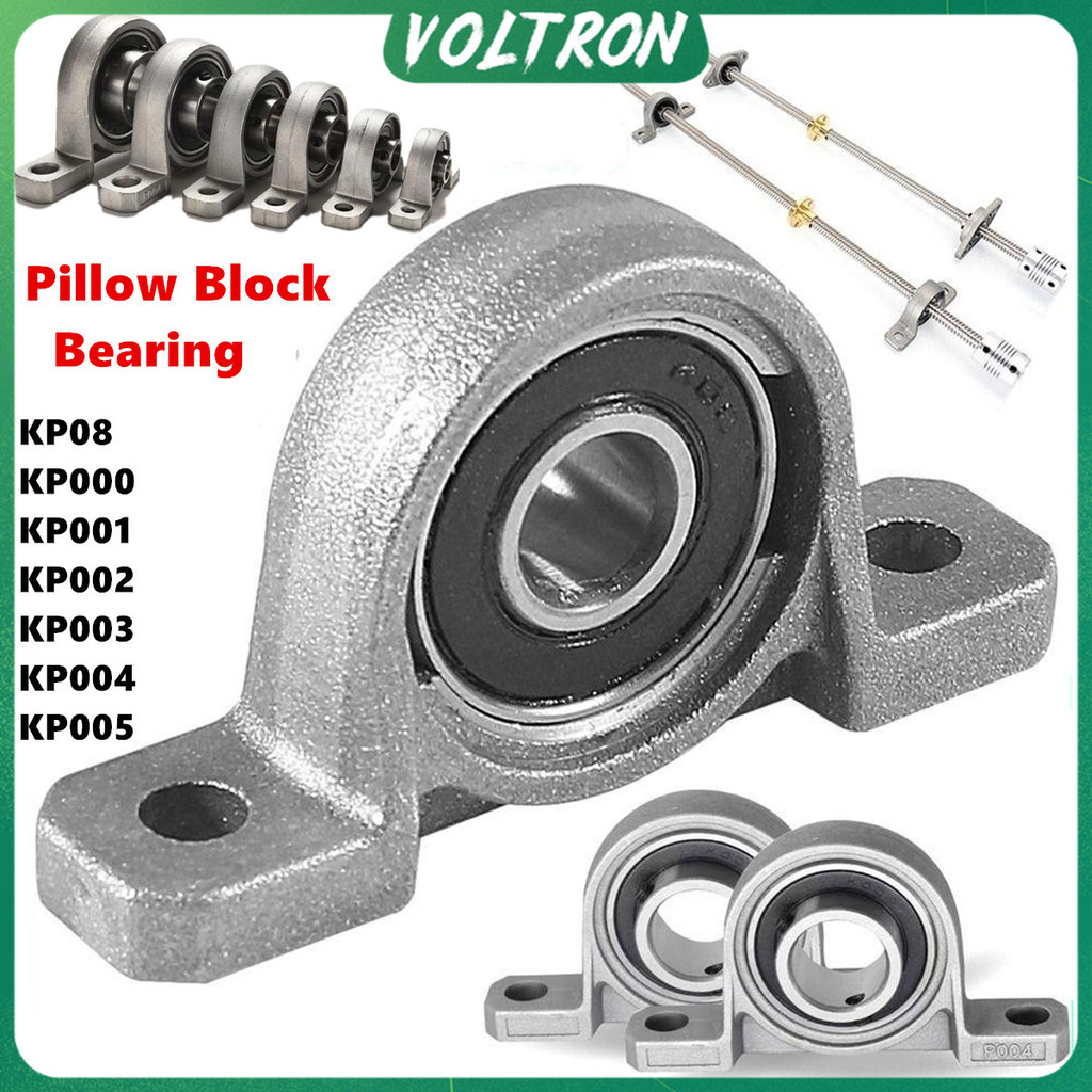 V.t Pillow Block Bearing Zinc Alloy Insert Linear Bearing Shaft KP000 ...