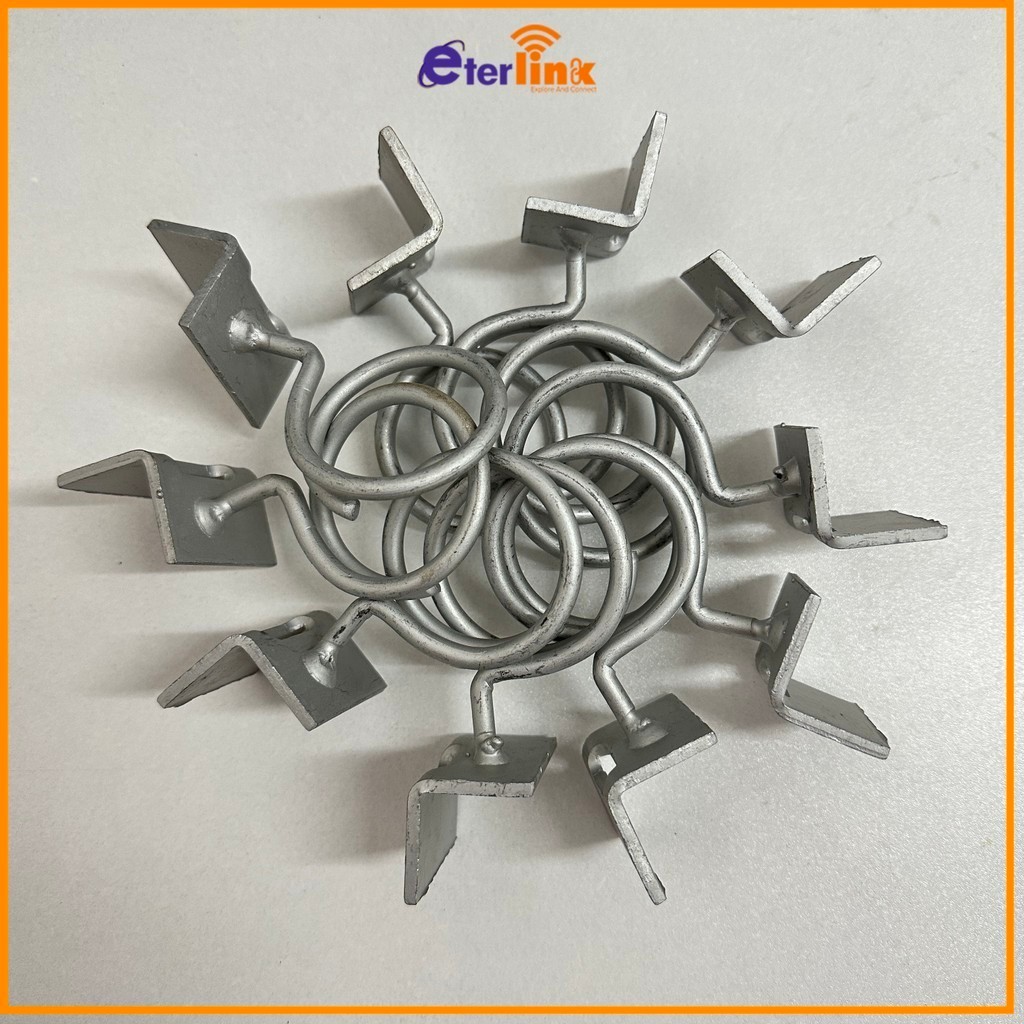 50 pcs FIBER OPTIC BRIDLE RING FOR FTTH POLE FITTING ACCESSORIES ...