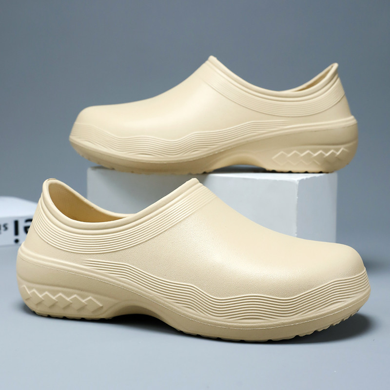 Waterproof Men's Chef Shoes Oil-proof Kitchen Work Shoes Non-slip ...