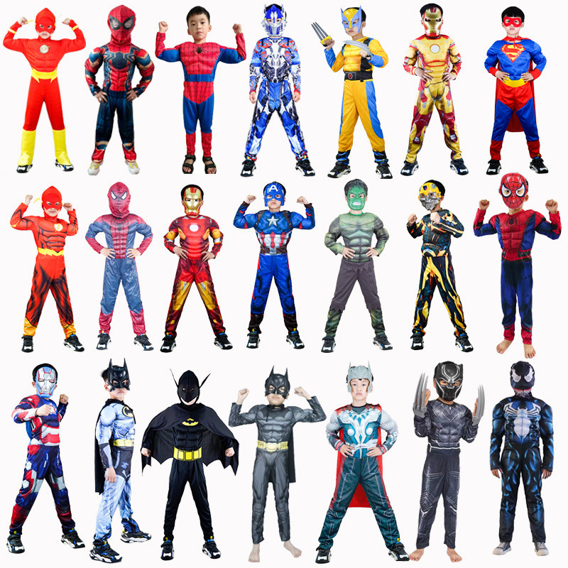 Halloween Iron Man Optimus Prime Captain America Superman Spiderman ...