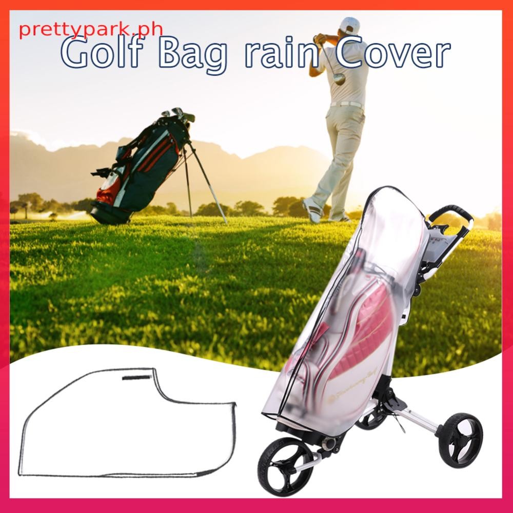 PVC Golf Bag Protector with Zipper Golf Cart Travel Bag Rain Hood ...