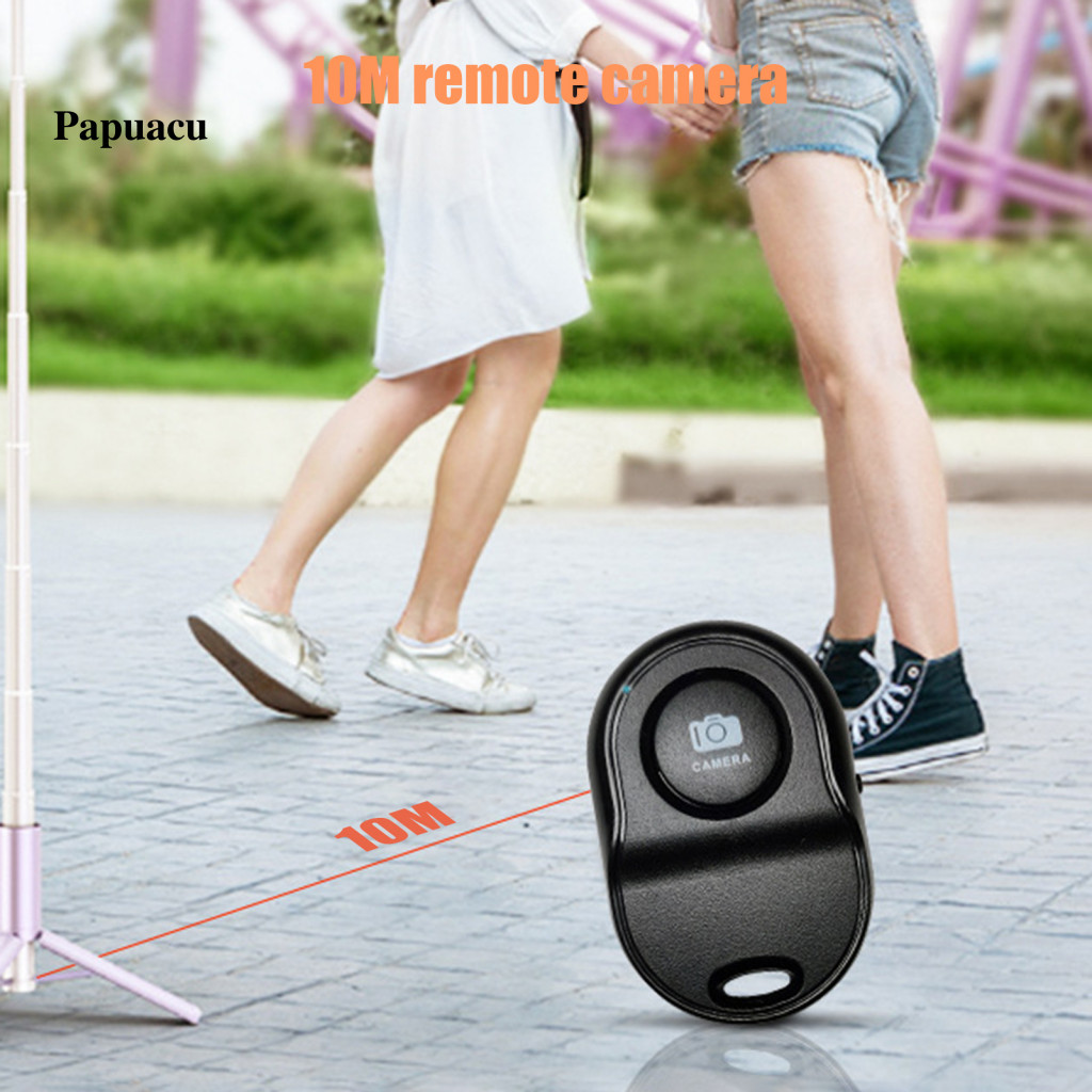 Pau_ Mini Bluetooth-compatible Remote Control Long Distance One Button ...