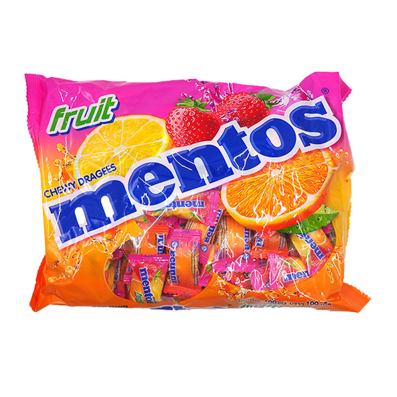 MENTOS Soft Candy Fruit 100 pcs | Shopee Philippines