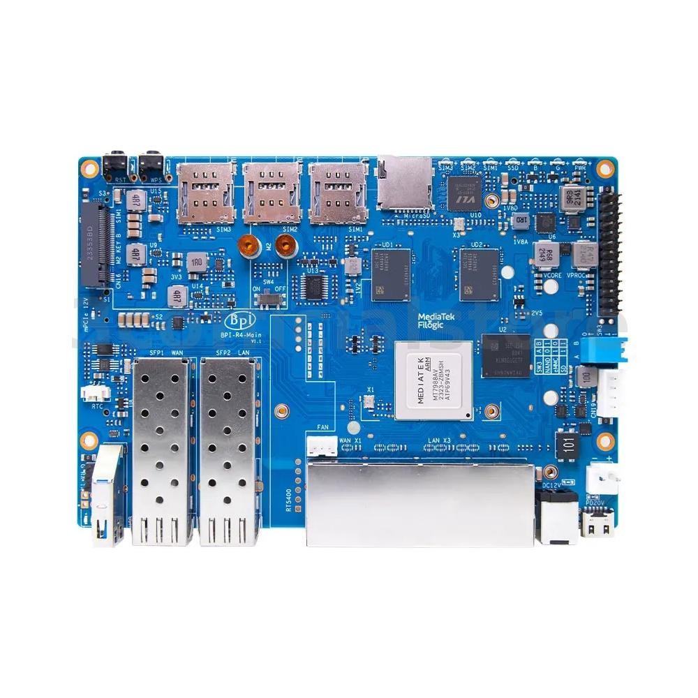Banana Pi R4 Router Development Board with Onboard 4GB RAM Using ...