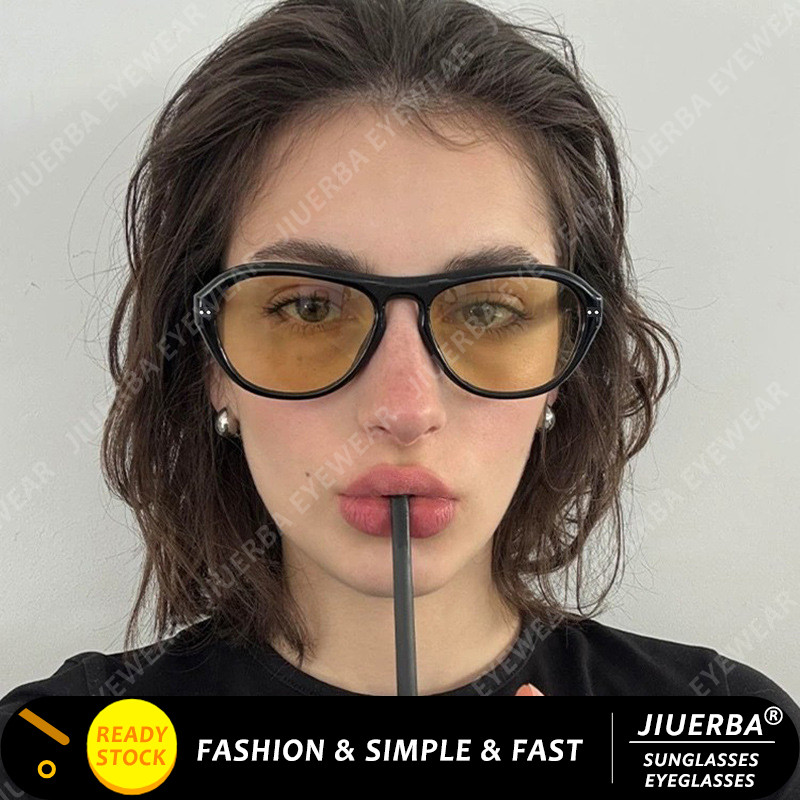 (JIUERBA) Pilot Single Beam Elliptical Sunglasses, New Mi Nail Trendy ...