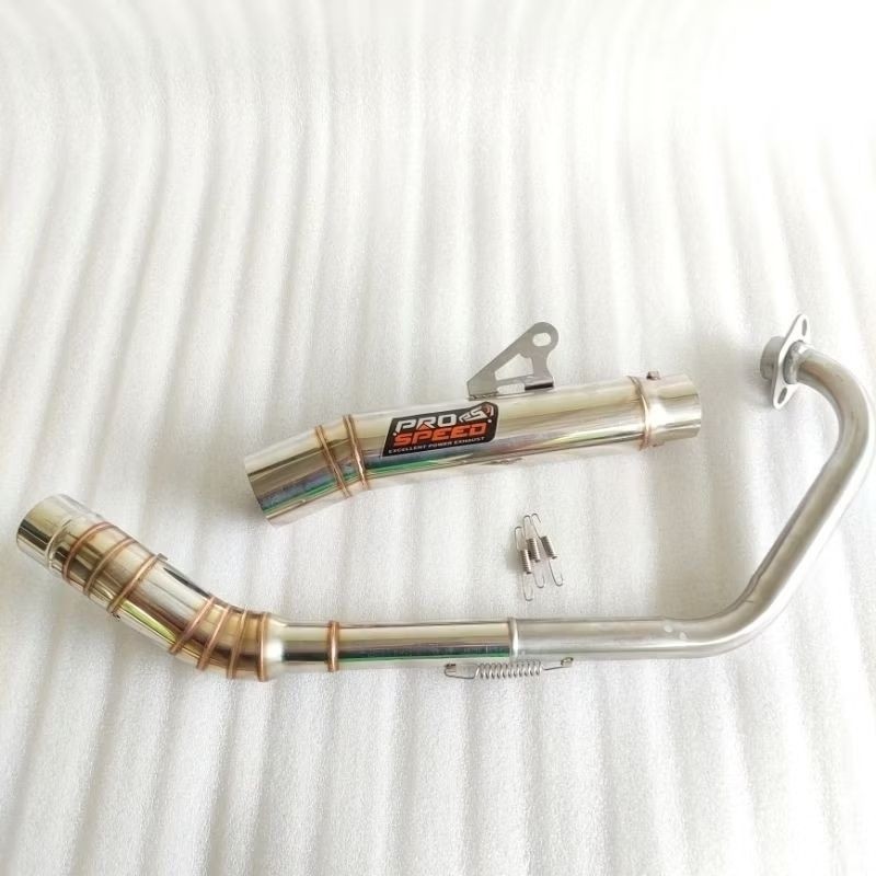 Super open Canister tube type Pro speed 1set and big elbow for Tmx 125 ...