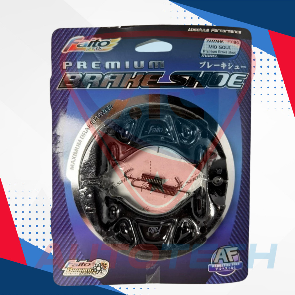 FAITO BRAKE SHOE SPORTY / AMORE / SOUL / MIO I 125 / AEROX | Shopee ...
