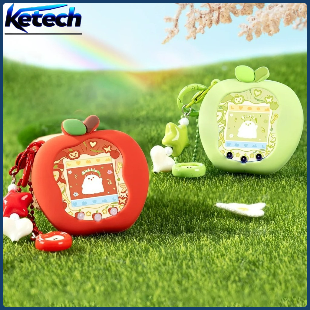 Tamagotchi Uni Paradise Case, Strawberry Apple Silicone Cover with ...