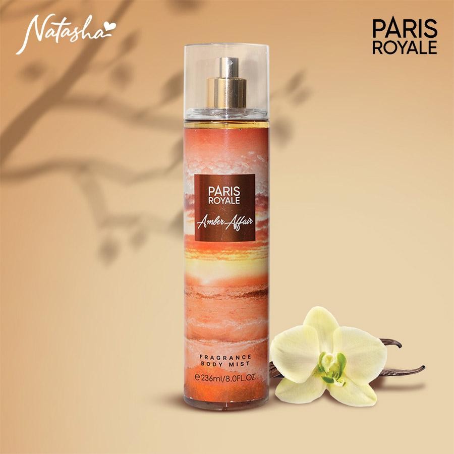 Natasha Amber Affair by Paris Royale Ladies Perfume Body Mist Spray ...