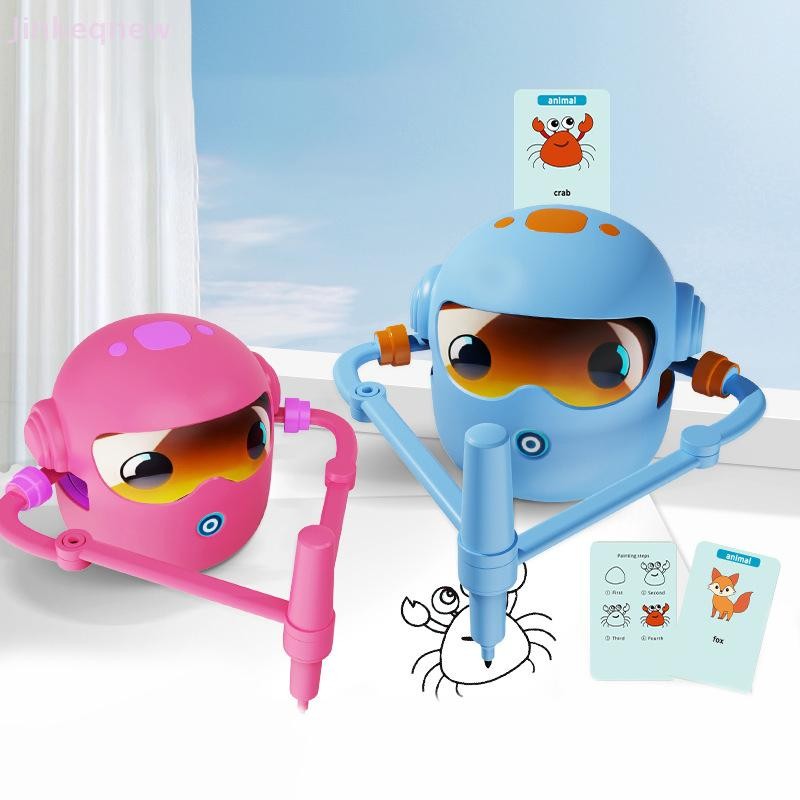 JIN Kids Interactive Educational Drawing Robot Automatic Painting Robot ...