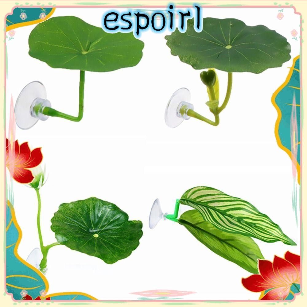 ESPOIR Betta Fish Rest Leaf, Rest/Hiding/Spawning Suction Cup Fish ...