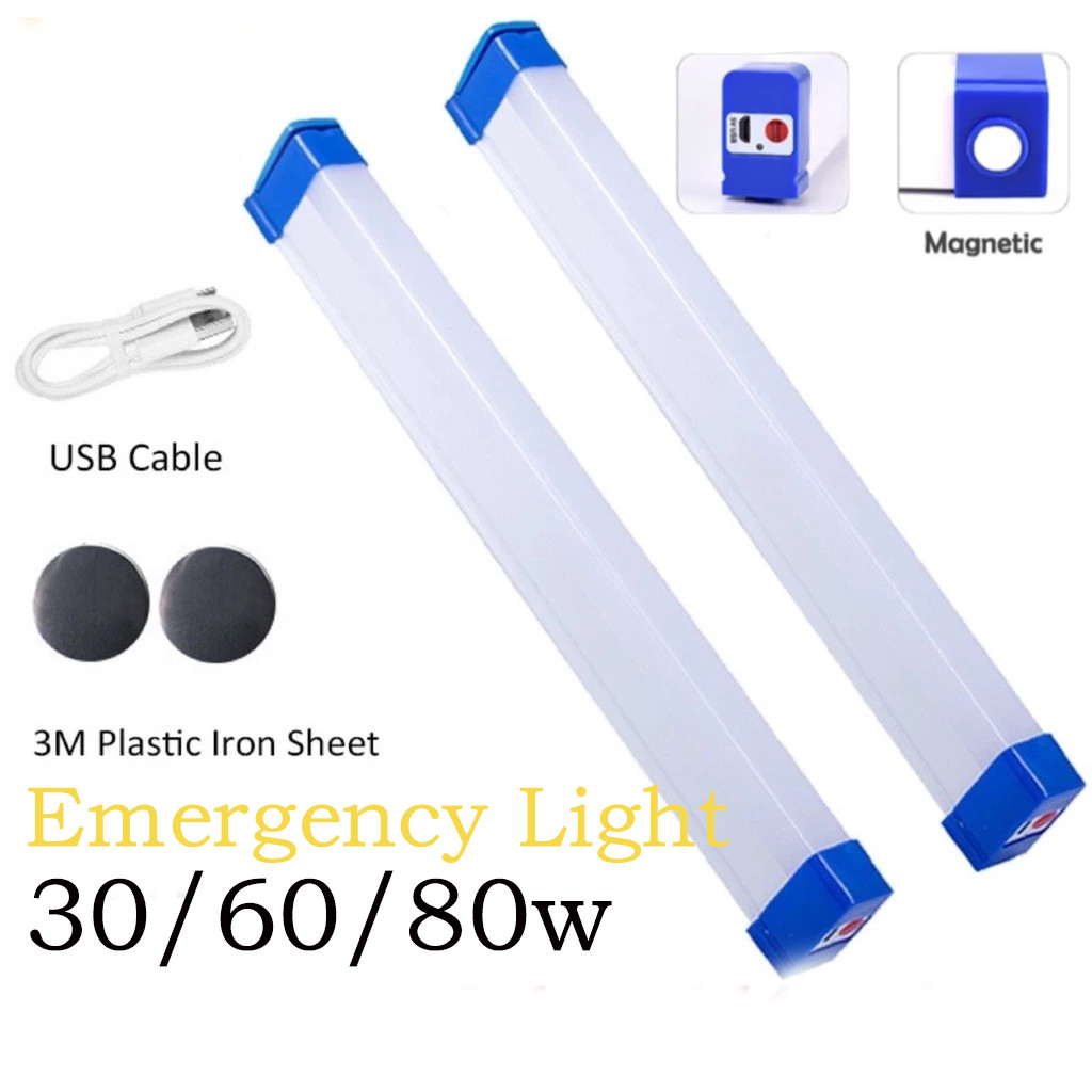 LED Emergency Light Portable USB Rechargeable Emergency Camping Light ...