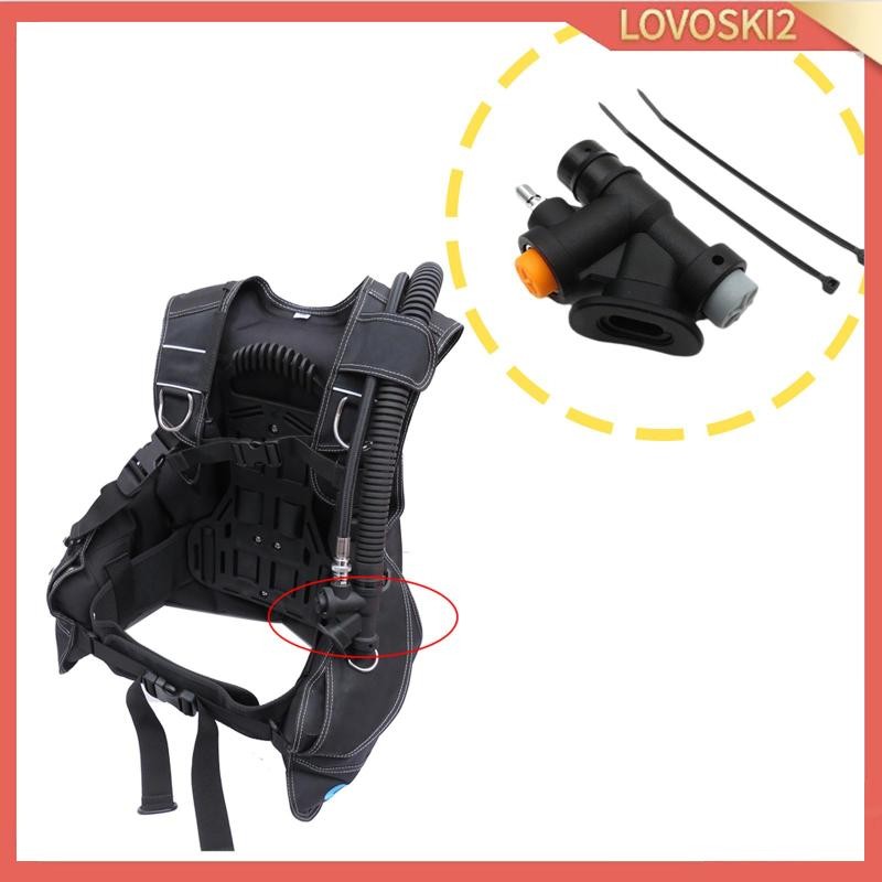 [Lovoski2] Diving BCD Power Inflator Relief Valve for 1 Inch Flex Hose ...