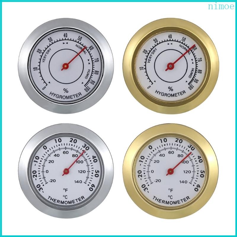 Noe Thermometers and Hygrometer 43mm Humidities Detectors Mini ...