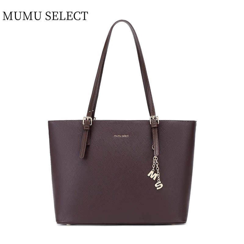 【Mumu Select】M334 Large Quality Pu Leather Women Office Tote Bag ...