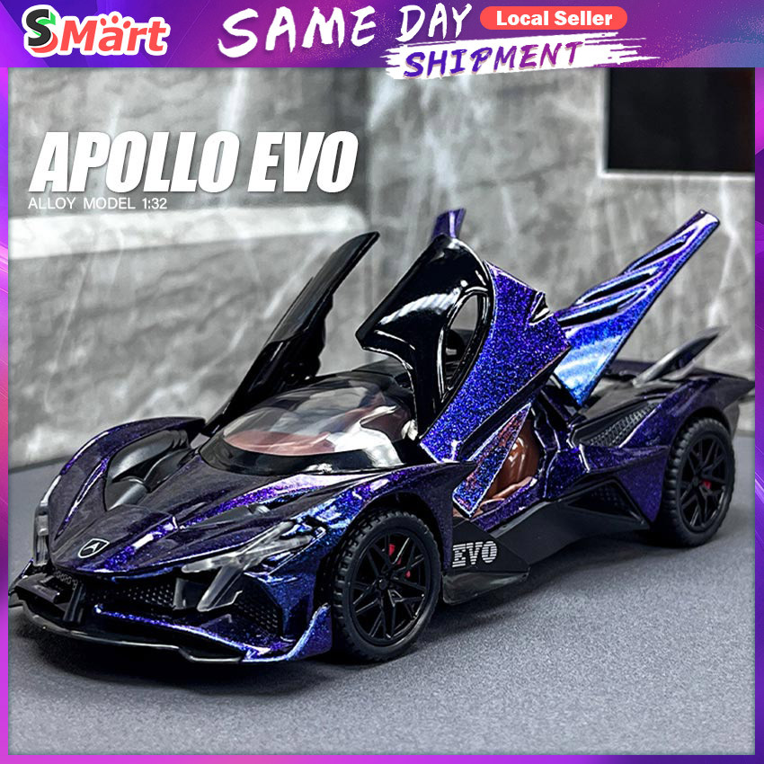 1: 32 APOLLO Alloy Car Model Diecasts Toy With Sound and Light Pull ...