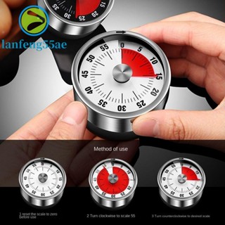 LANFENG Mechanical Timer, Stainless Steel Sounding Visual Countdown ...