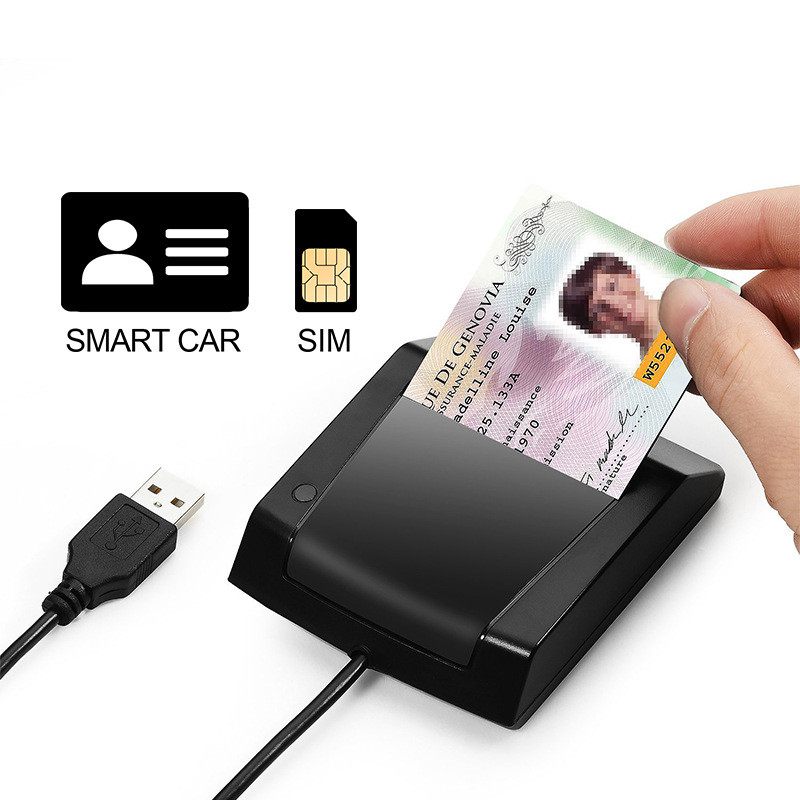 Rocketek IC Smart Card Reader SIM Phone Card ID ID Card Tax Declaration ...