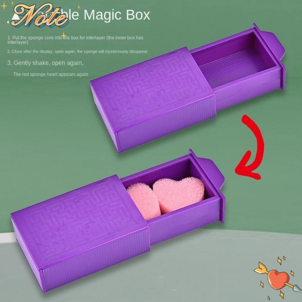 NOTEE Magic Box, Trick Performance Mystery Magic Disappearing Box ...