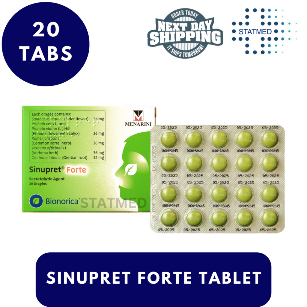 Sinupret Forte Dragees Tablet l 10 & 20 Tabs | Shopee Philippines