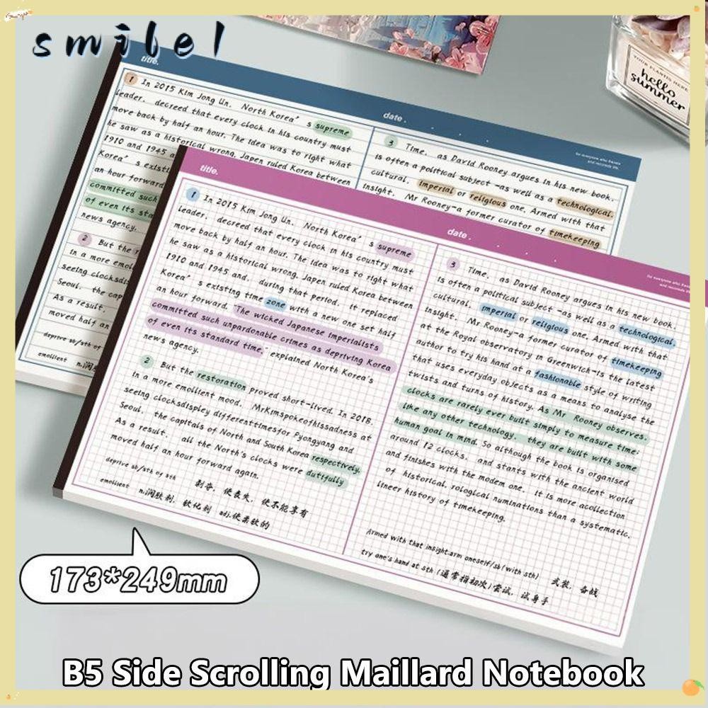 SMILE 20Sheets/Book Notepad, B5 Tearable B5 Notebook, Multifunctional ...