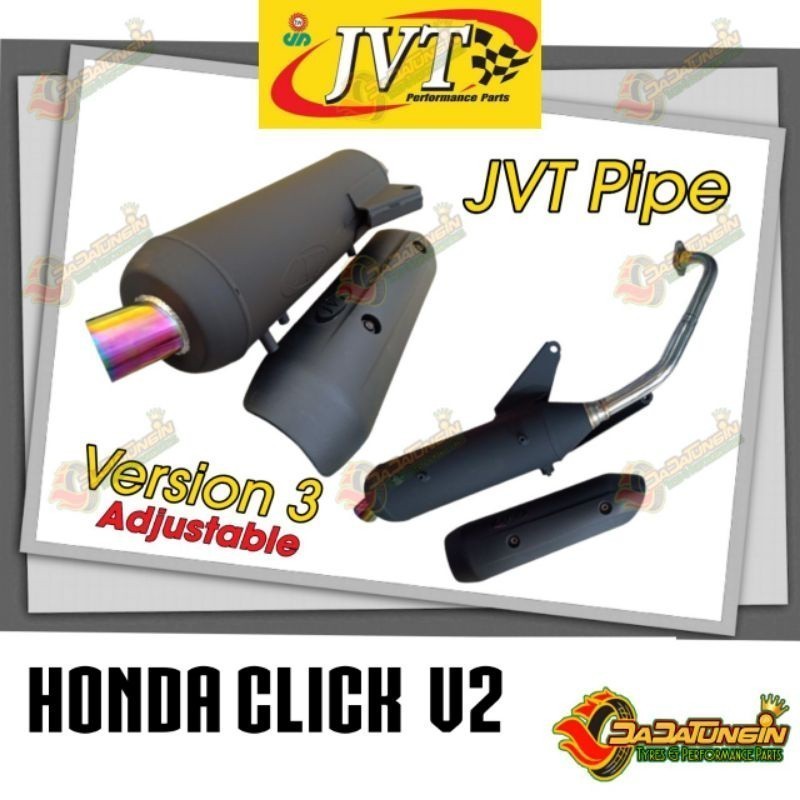 A8 JVT Power Pipe V3 Adjustable Sound Full System for Honda rev kou ...