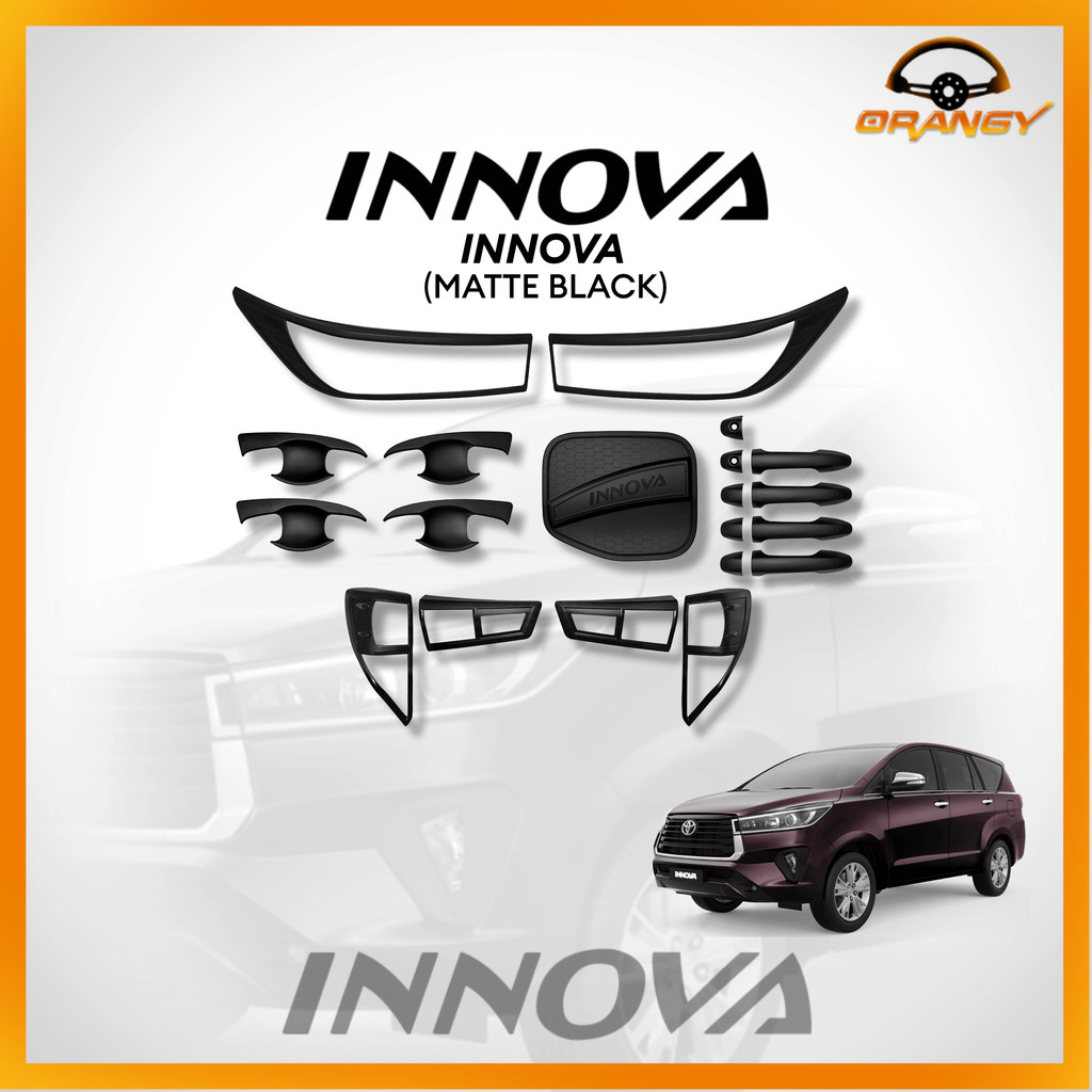 Toyota Innova 2016 to 2025 Garnish Combo Set Cover ( Car Accessories ...