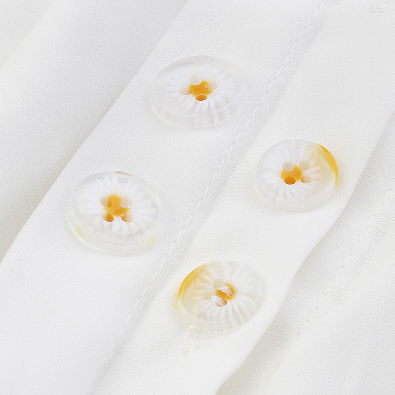Small Daisy Button Resin Shirt Sweater Cardigan Coat Clothes ...