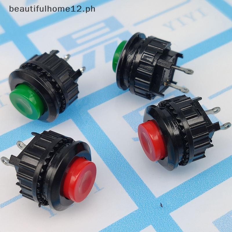 [BFPH] 5pcs Momentary Push Button Switch 14mm Momentary 3A/250VAC Round ...