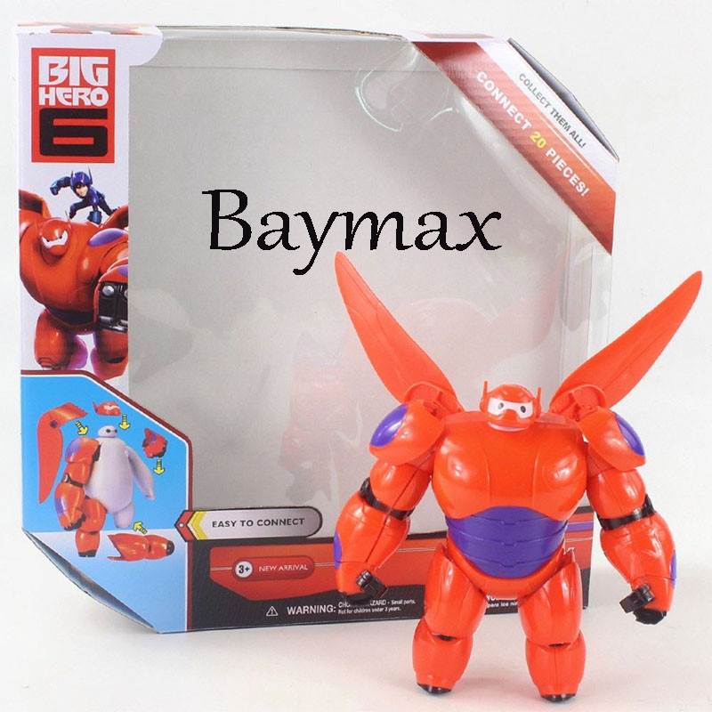 Big Hero 6 Armor Up Baymax Deformable Action Figure Toy Gift Collection ...